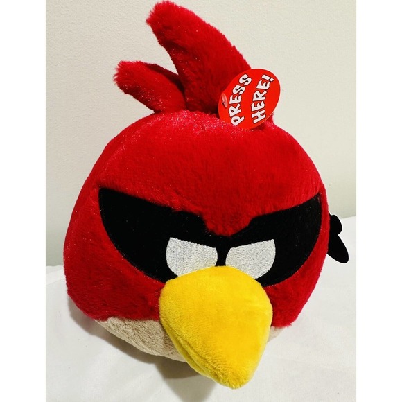 Commonwealth | Toys | Commonwealth Angry Birds Red Bird Plush Stuffed ...